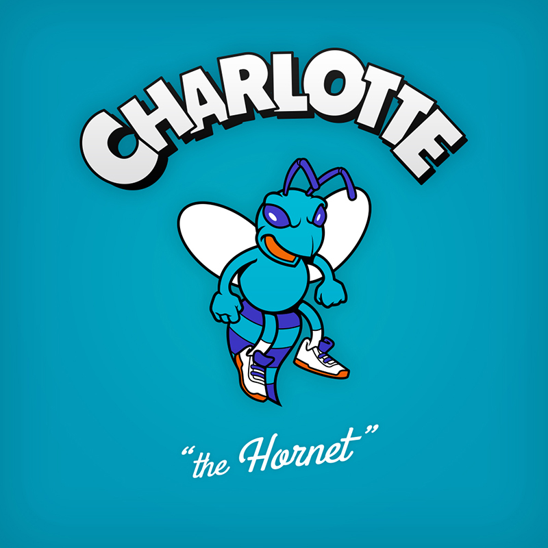 NBA logos design as cartoon characters | Baboon